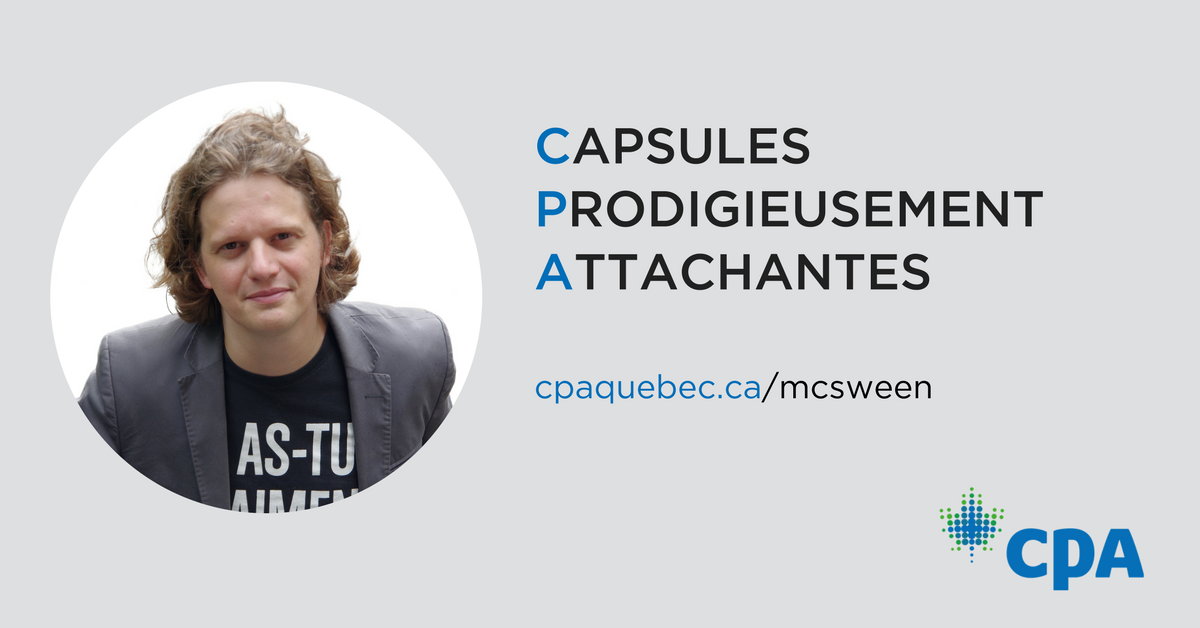 Parlons affaires et comptabilité avec Pierre-Yves McSween | Ordre des CPA du Québec | Comptables ...